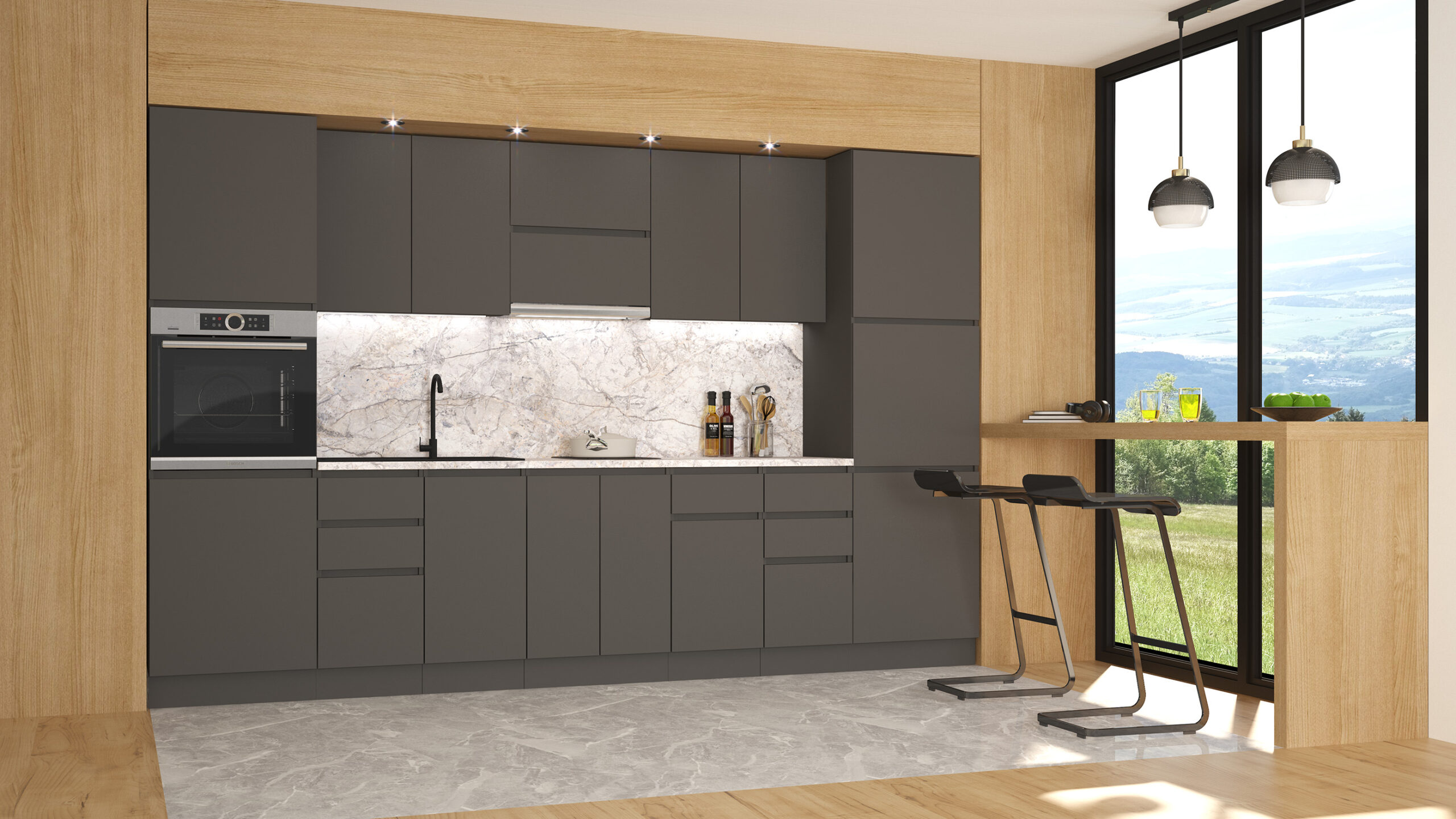 Ντουλάπια κουζίνας 07-00-400 - GrammiDeco